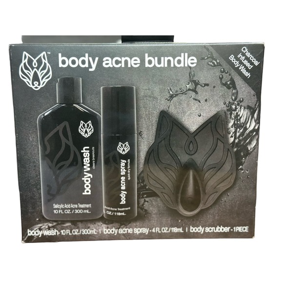 Black Wolf | Skincare | Black Wolf Body Acne Bundle Spray Body Wash ...